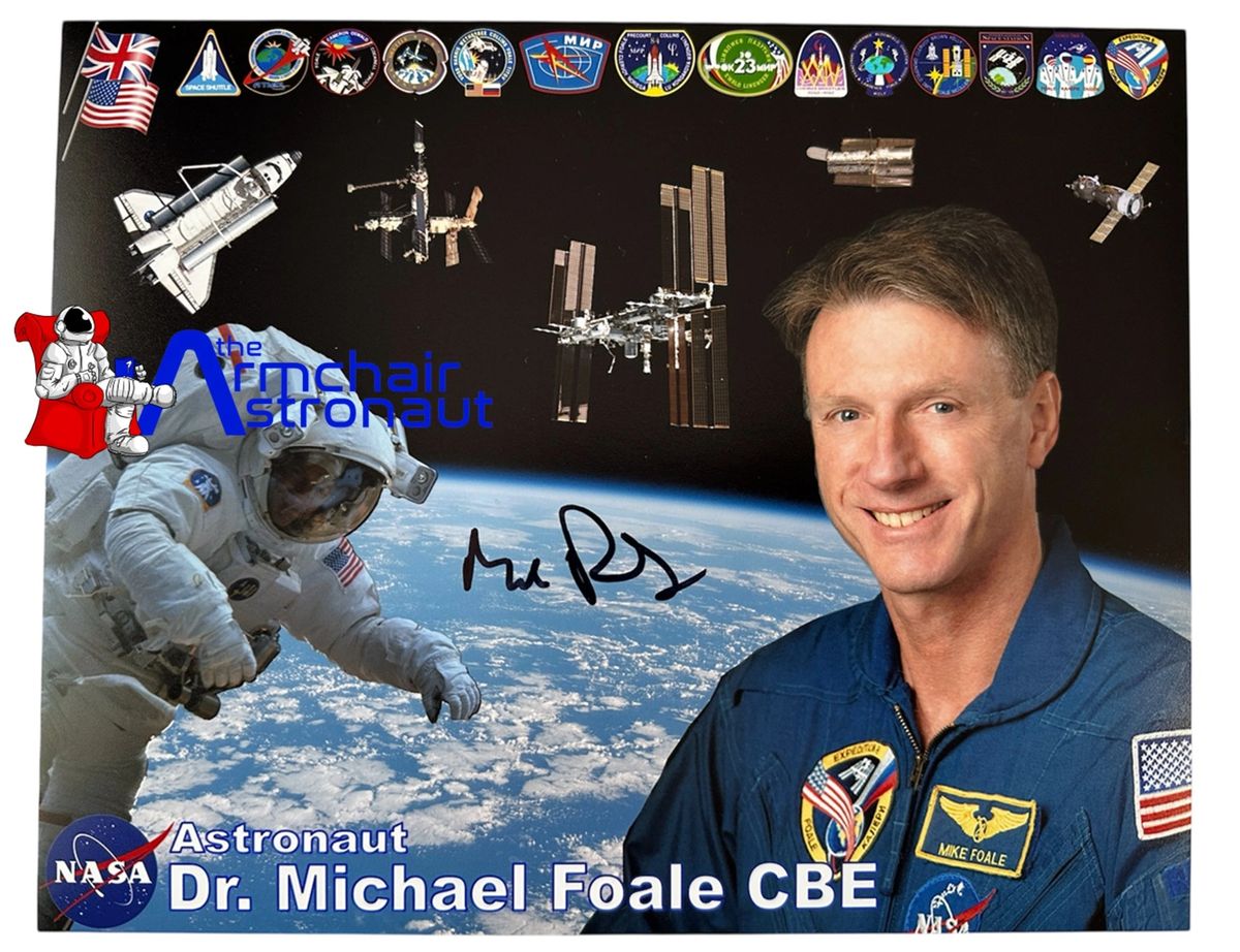 Astronaut Mike Foale Signed Photo